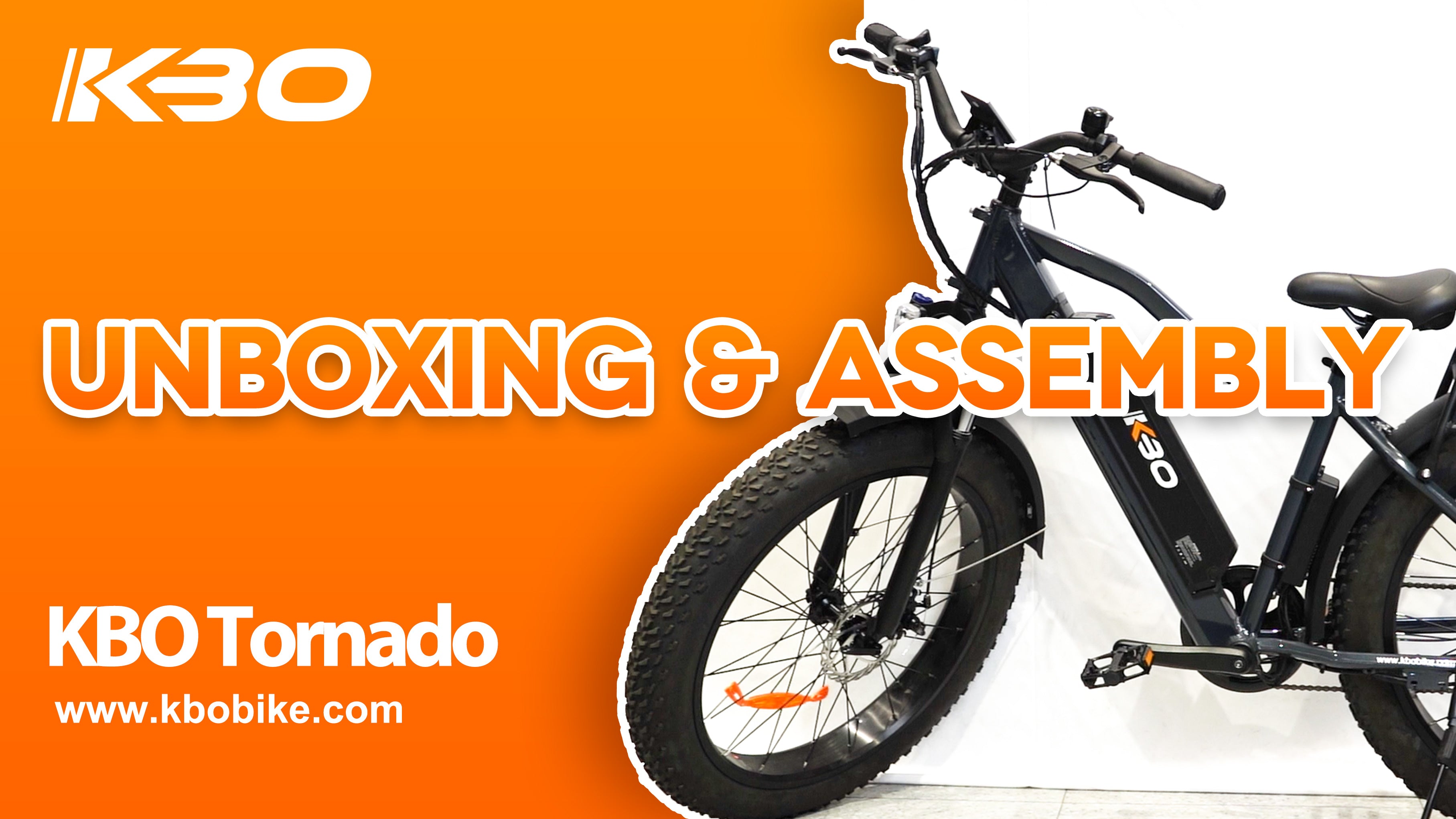 KBO Tornado Unboxing & Assembly Introductions – KBO Bike